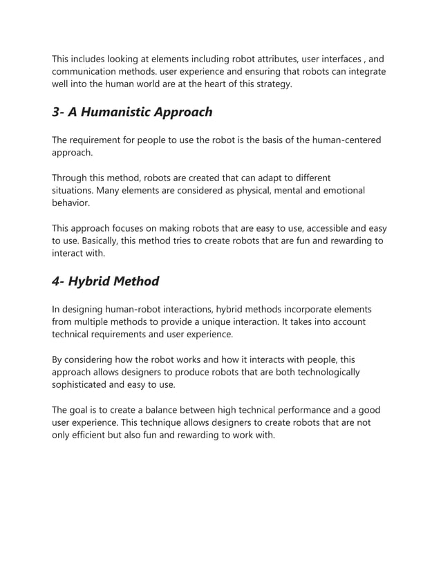 A deep dive into the mechanics of human-robot interaction | PDF | Robotics | Technology & Computing