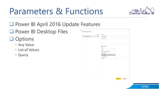 A Deep Dive into to Power BI - level 2 | PPT