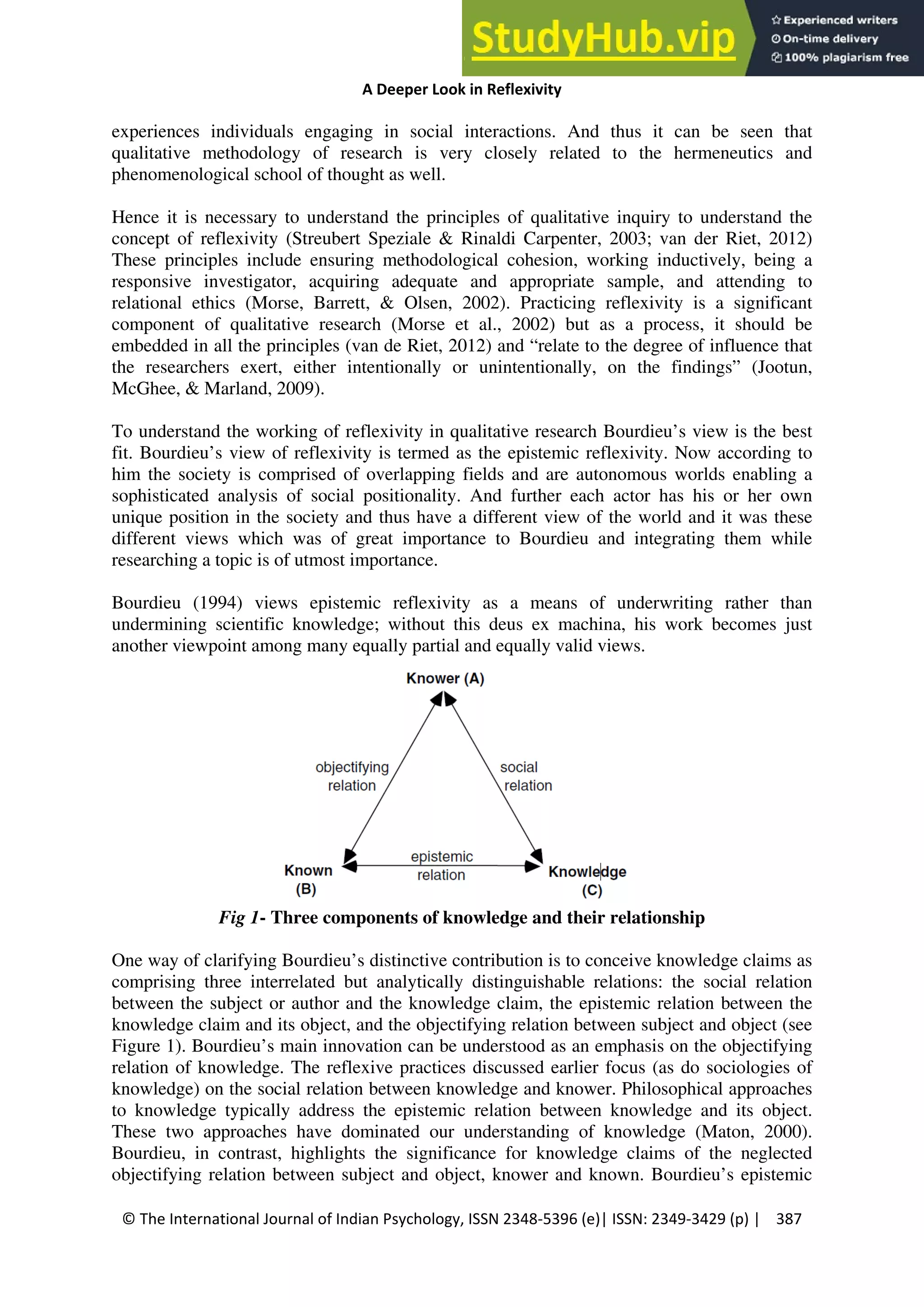 A Deeper Look In Reflexivity | PDF