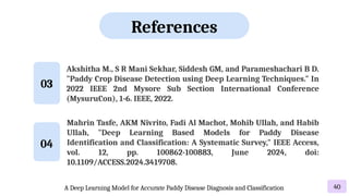 A Deep Learning Model for Accurate Paddy Disease Diagnosis and ...