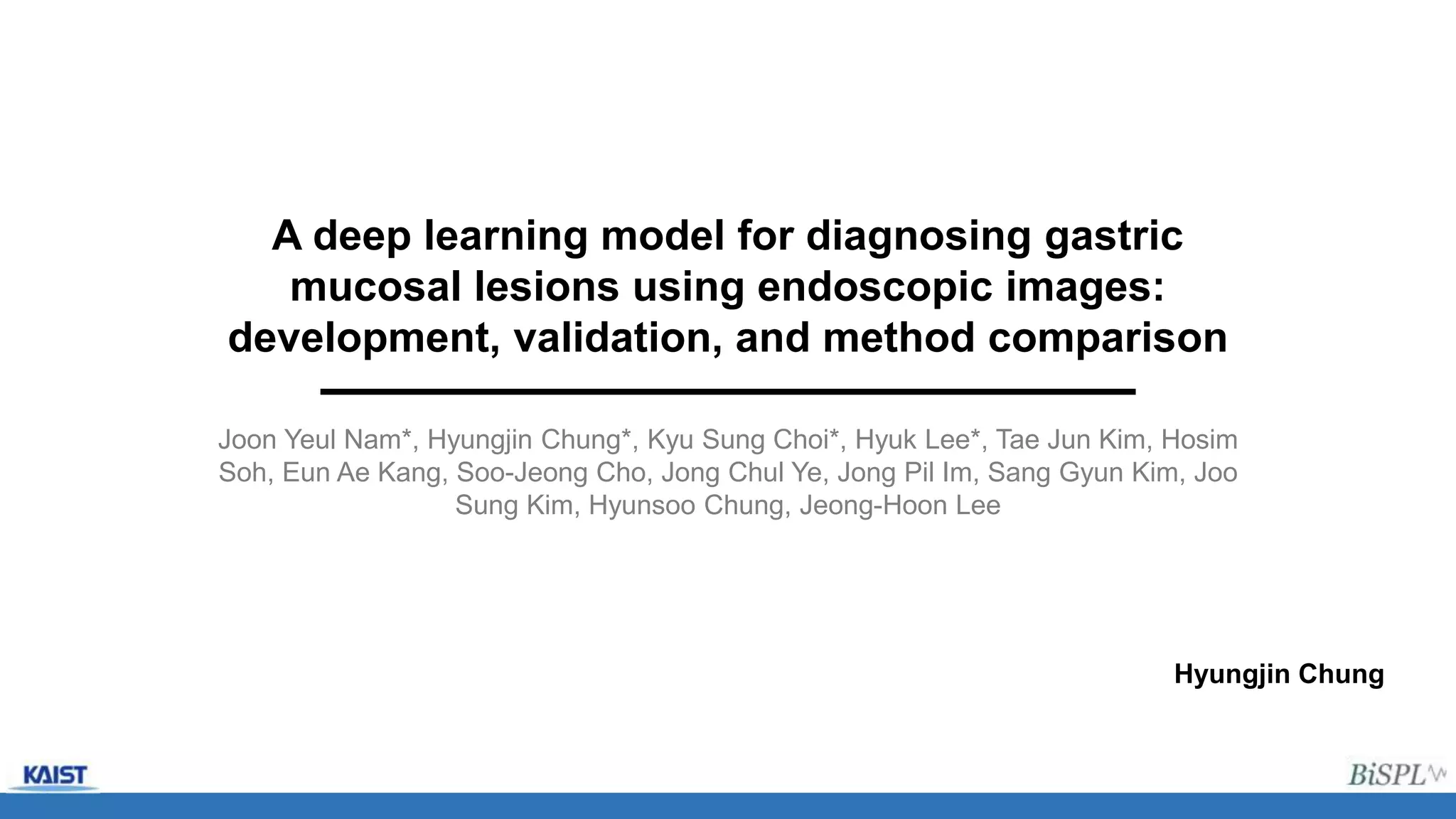 A deep learning model for diagnosing gastric mucosal lesions using ...