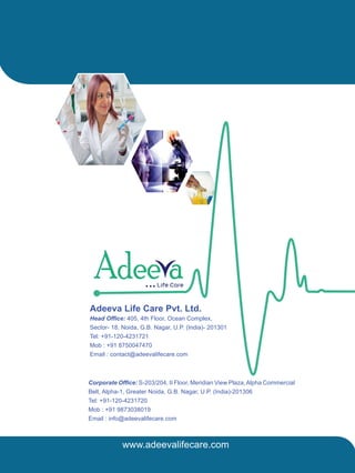 ADEEVA LIFE CARE PROFILE | PDF