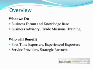 Ade export talk | PPT