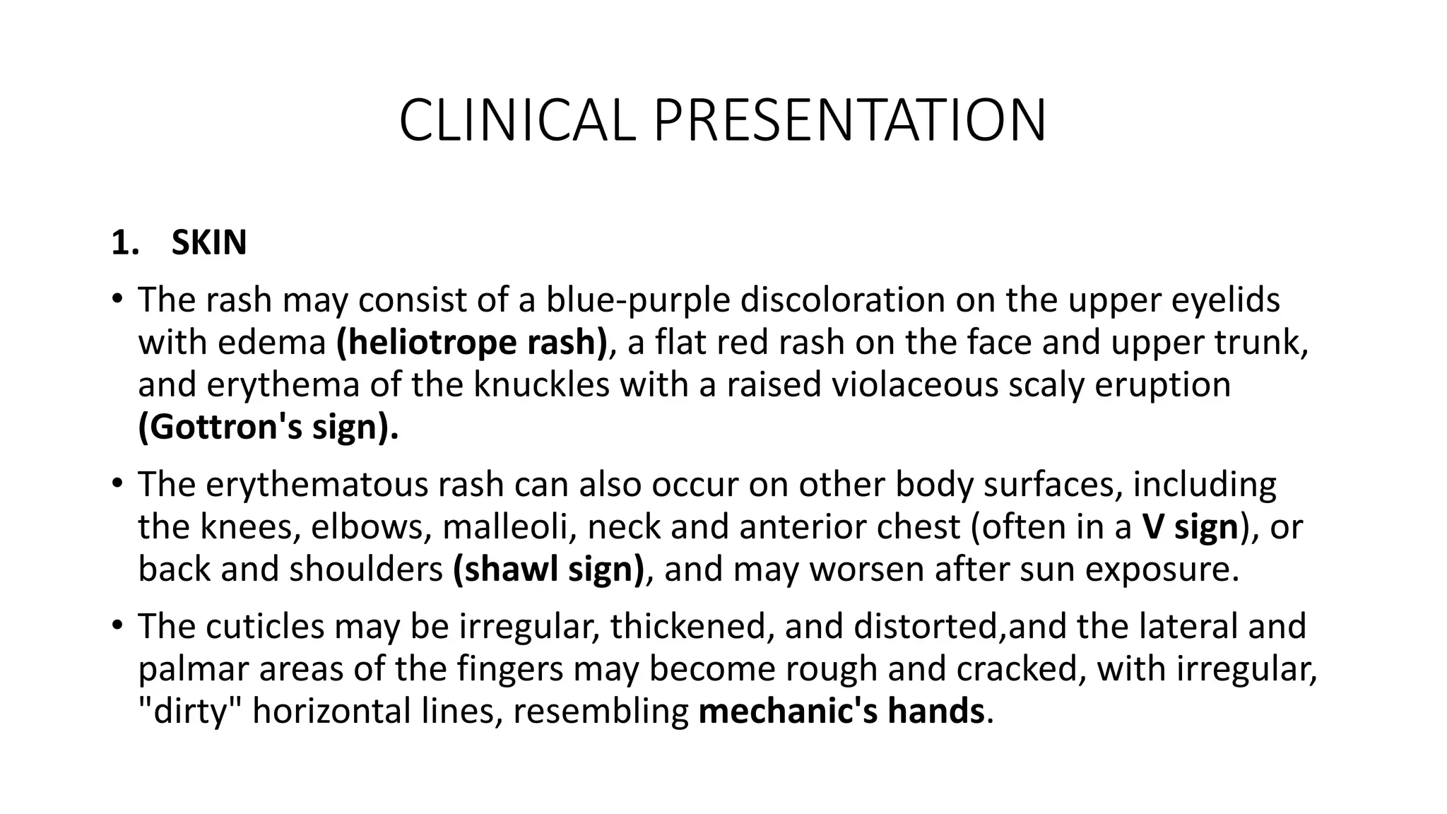 Dermatomyositis PPT | PPTX