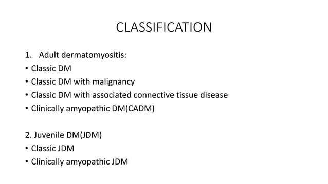 Dermatomyositis PPT | PPTX