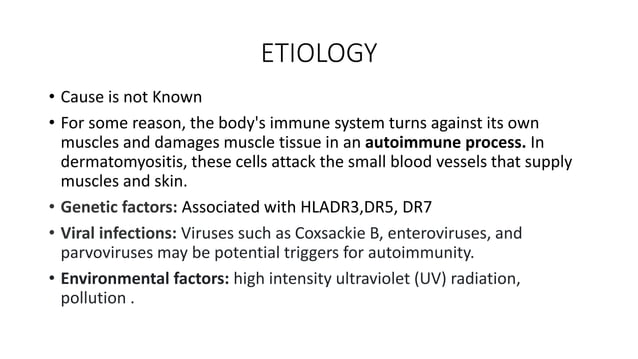 Dermatomyositis PPT | PPTX