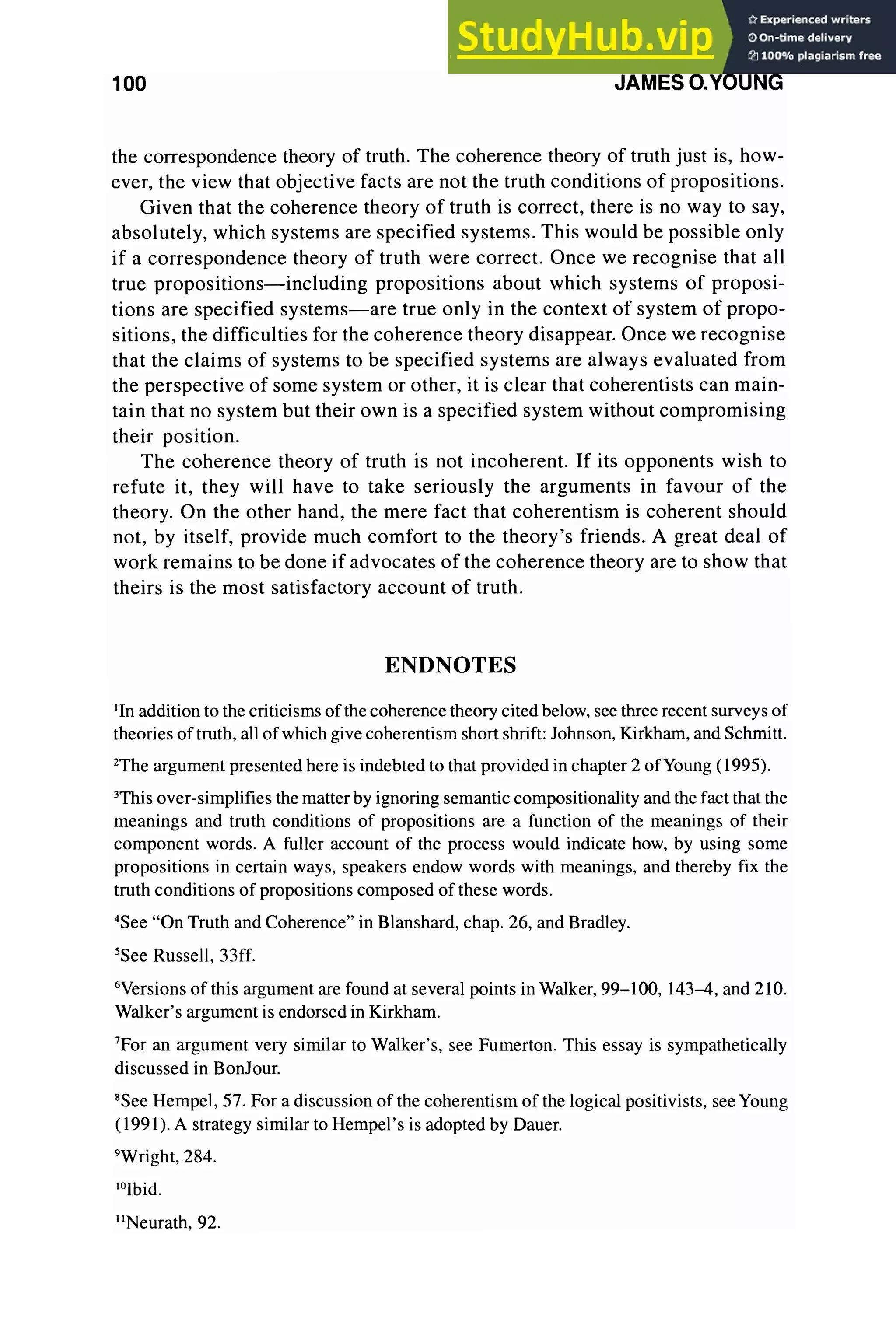 A Defence of the Coherence Theory of Truth.pdf | Physics | Science