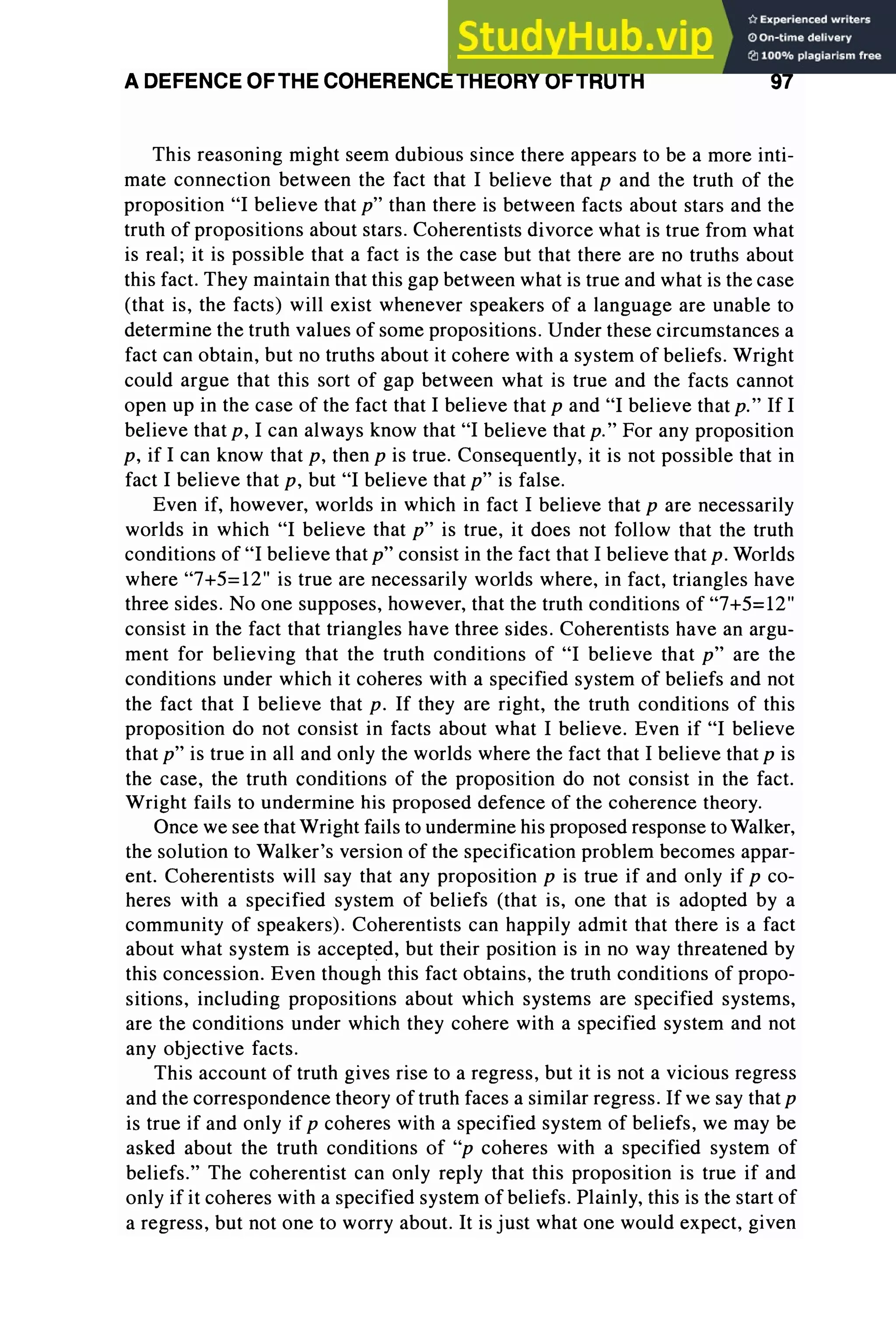 A Defence of the Coherence Theory of Truth.pdf