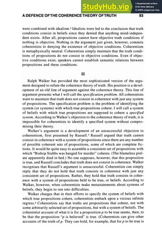 A Defence of the Coherence Theory of Truth.pdf