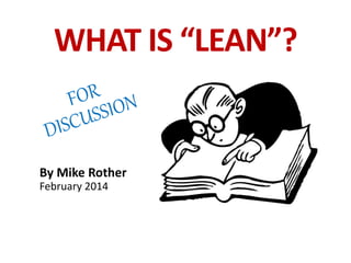 A Definition of Lean | PPTX