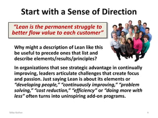 A Definition of Lean | PPTX