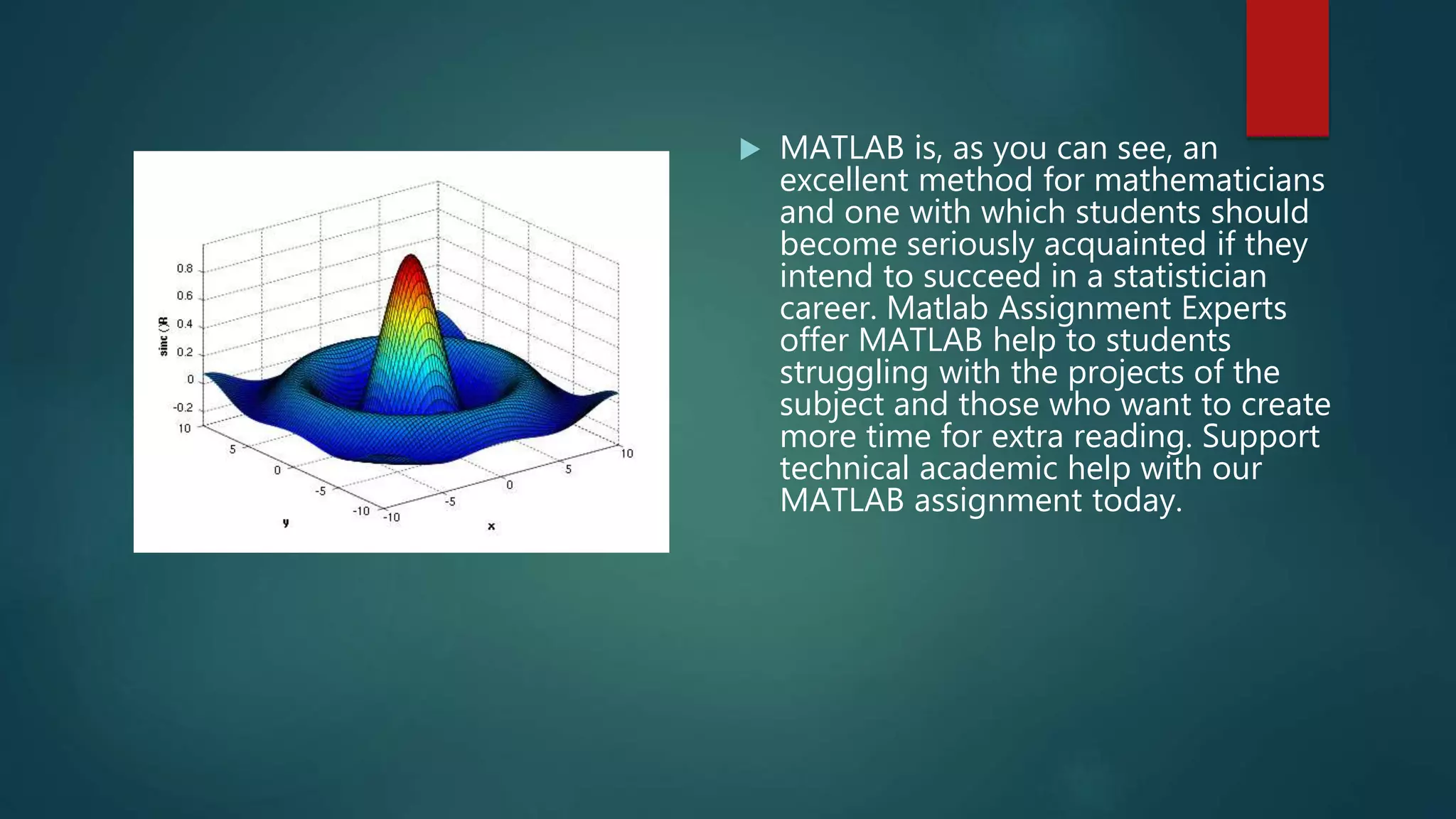 A definitive guide on math works matlab to the students | PPTX
