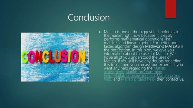 A definitive guide on math works matlab to the students | PPT