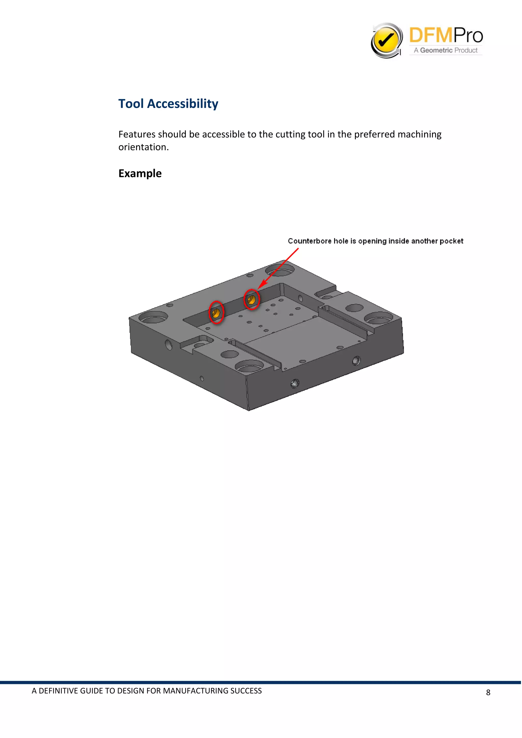 Design for Manufacturing Guidelines, issue IV, Milling Design ...