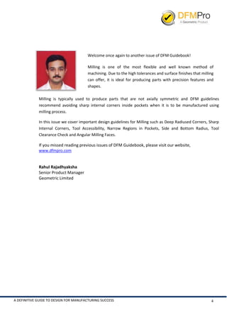 Design for Manufacturing Guidelines, issue IV, Milling Design ...
