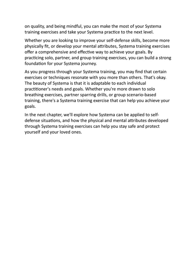 A Definitive Guide to Systema Training.pdf | Physical Therapy | Wellness