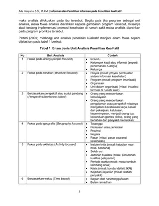 Ade heryana informandanpemilihaninforman | PDF