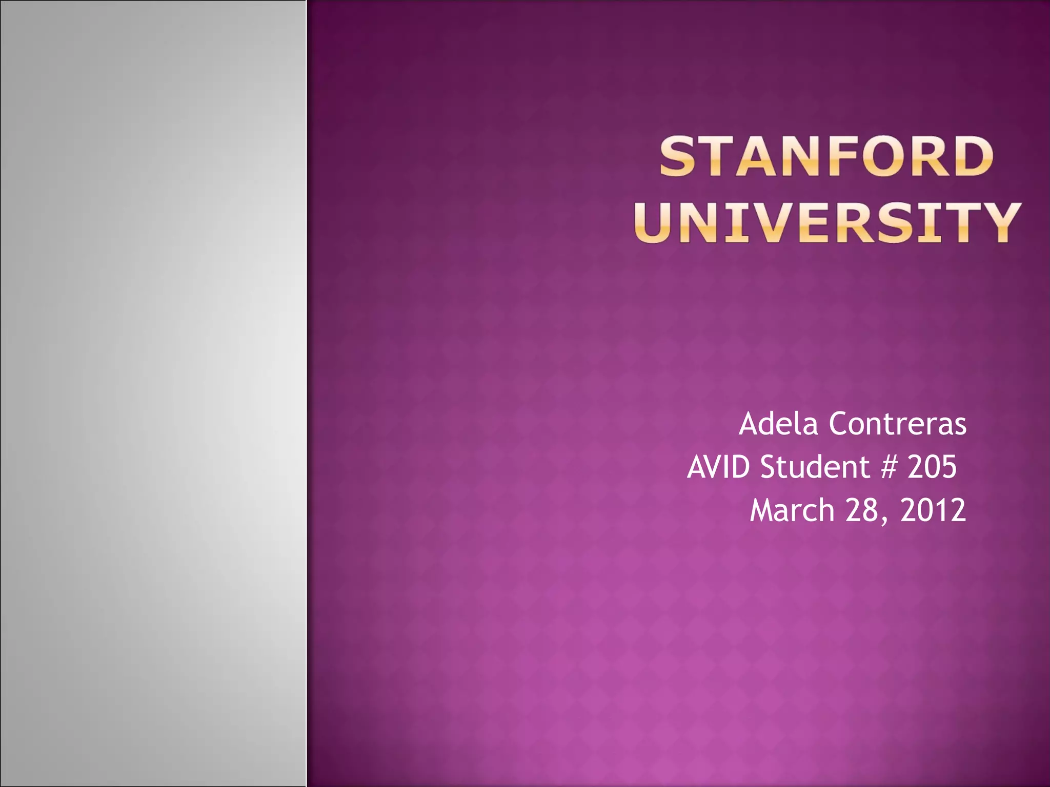 Adela.contreras.stanford | PPT