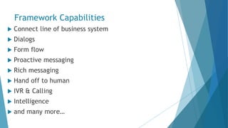 Introduction to Microsoft Bot Framework | PPT