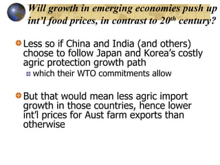 Global Food Security: What Role for Trade Policies? | PPTX