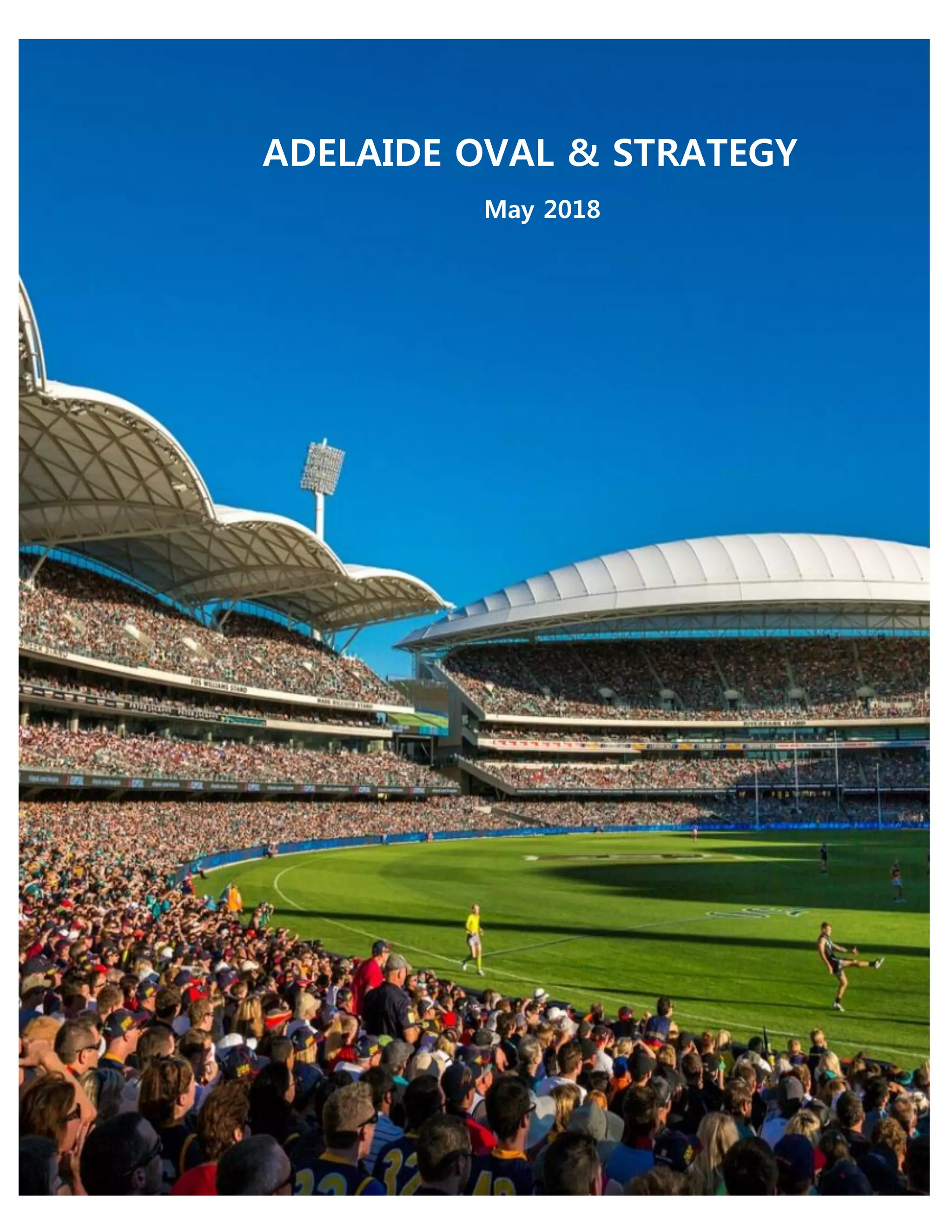 Adelaide oval & strategy may 2018 | PDF