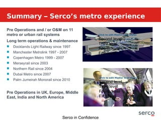 Transit Operations and Maintenance Capabilities | PDF