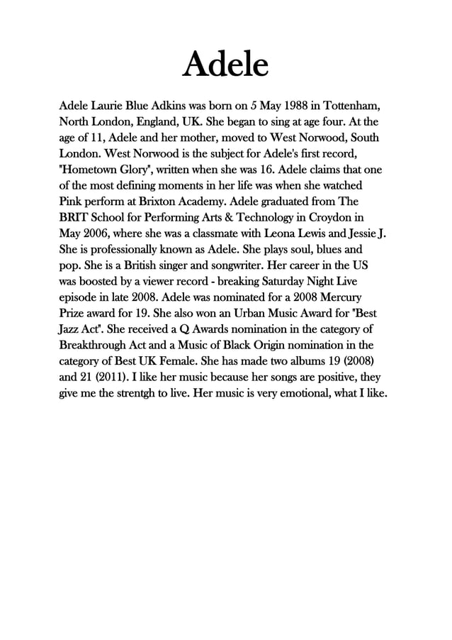 Adele | PDF