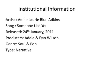 Adele | PPT