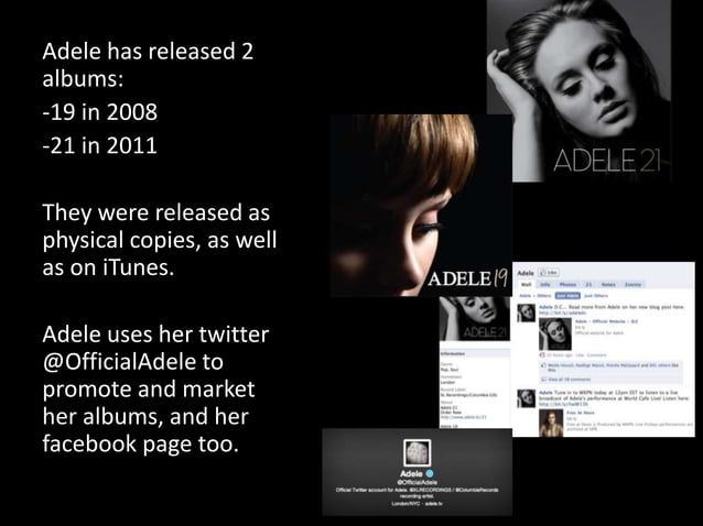 Adele - Independent Artist Case Study | PPTX | Adult Contemporary Music | Music