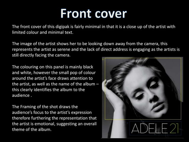 Adele digipak | PPT