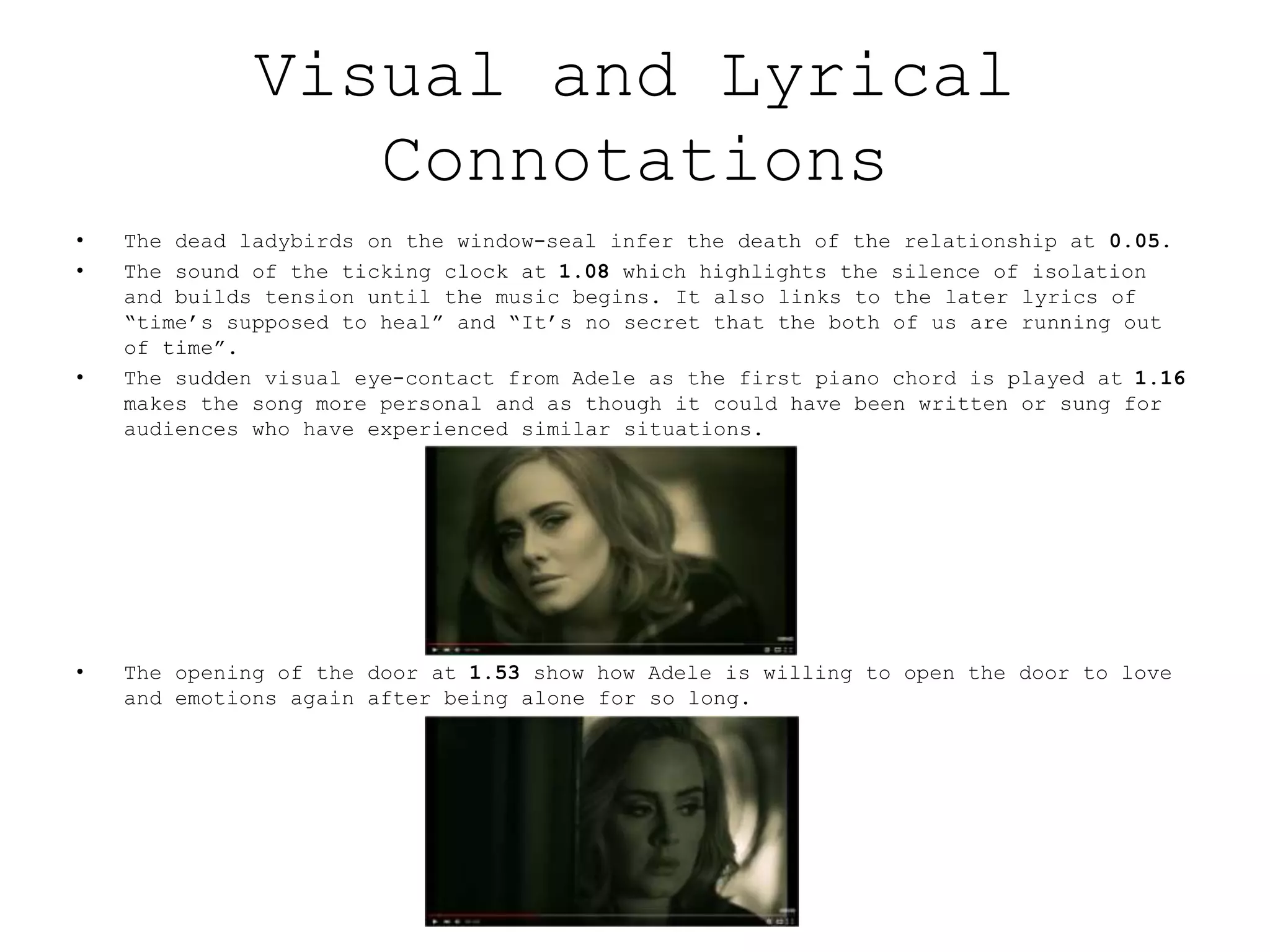 Adele – 'Hello’ Analysis | PPTX