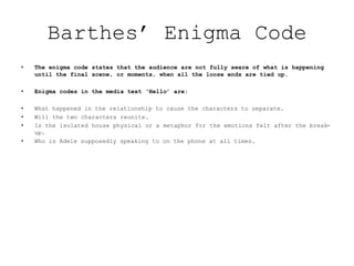 Adele – 'Hello’ Analysis | PPTX