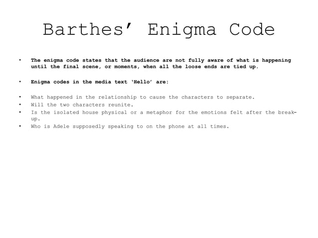 Adele – 'Hello’ Analysis | PPTX