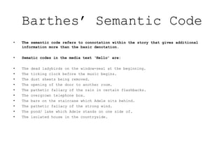 Adele – 'Hello’ Analysis | PPTX