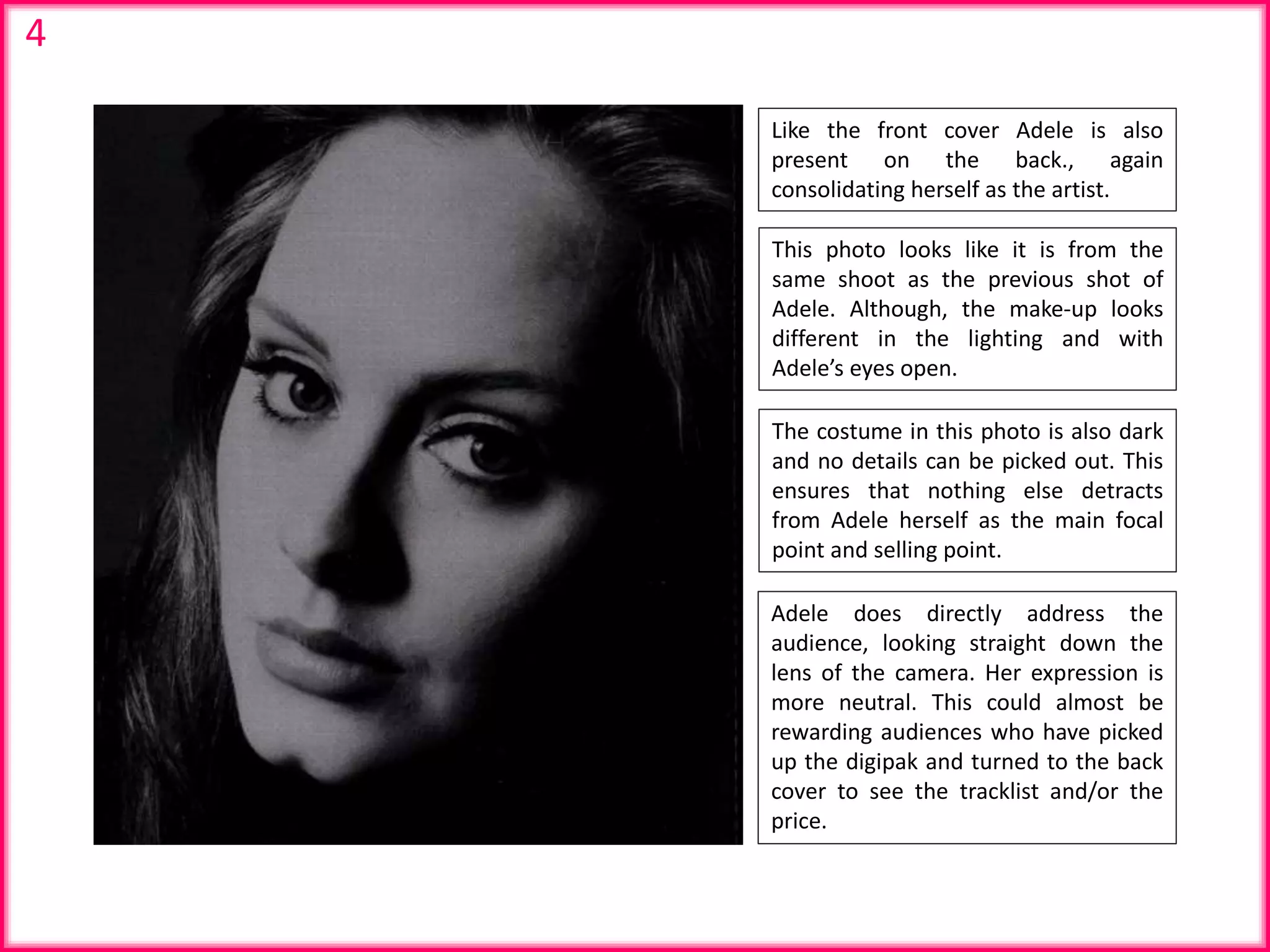 Adele 21, Digipak Analysis | PPTX
