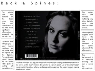 Adele 21 Back Cover