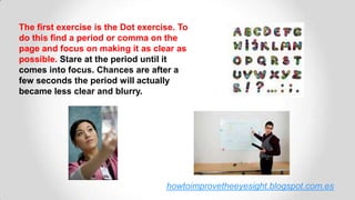 exercises for the eye | PPT