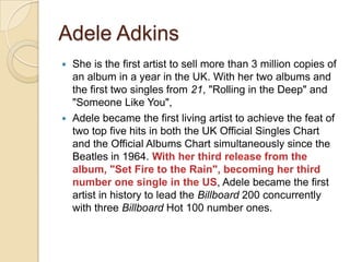 Adele adkins | PPTX