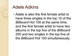 Adele adkins | PPTX