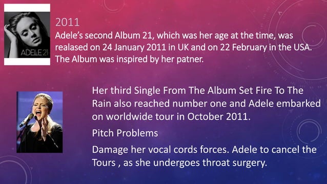 Adele biography | PPTX
