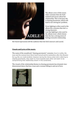 Adele chasing pavements 2 | PDF