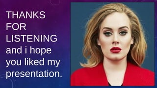 Adele english project | PPT