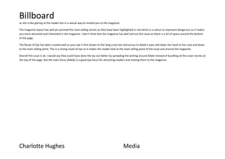 Adele fornt cover evaluation | DOCX