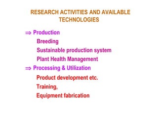 Soybean production and utilization IITA perspective | PPT
