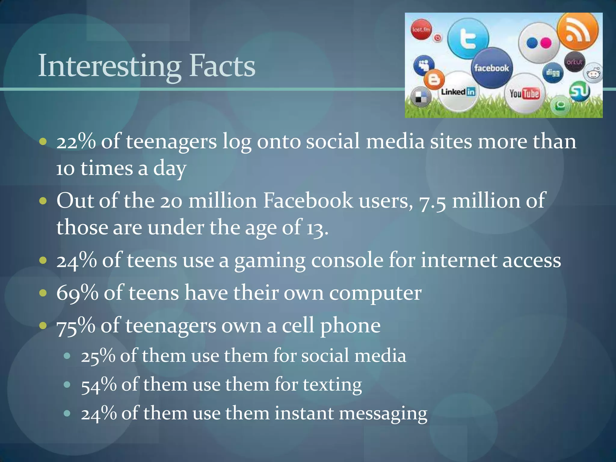 Social Media and Children | PPTX