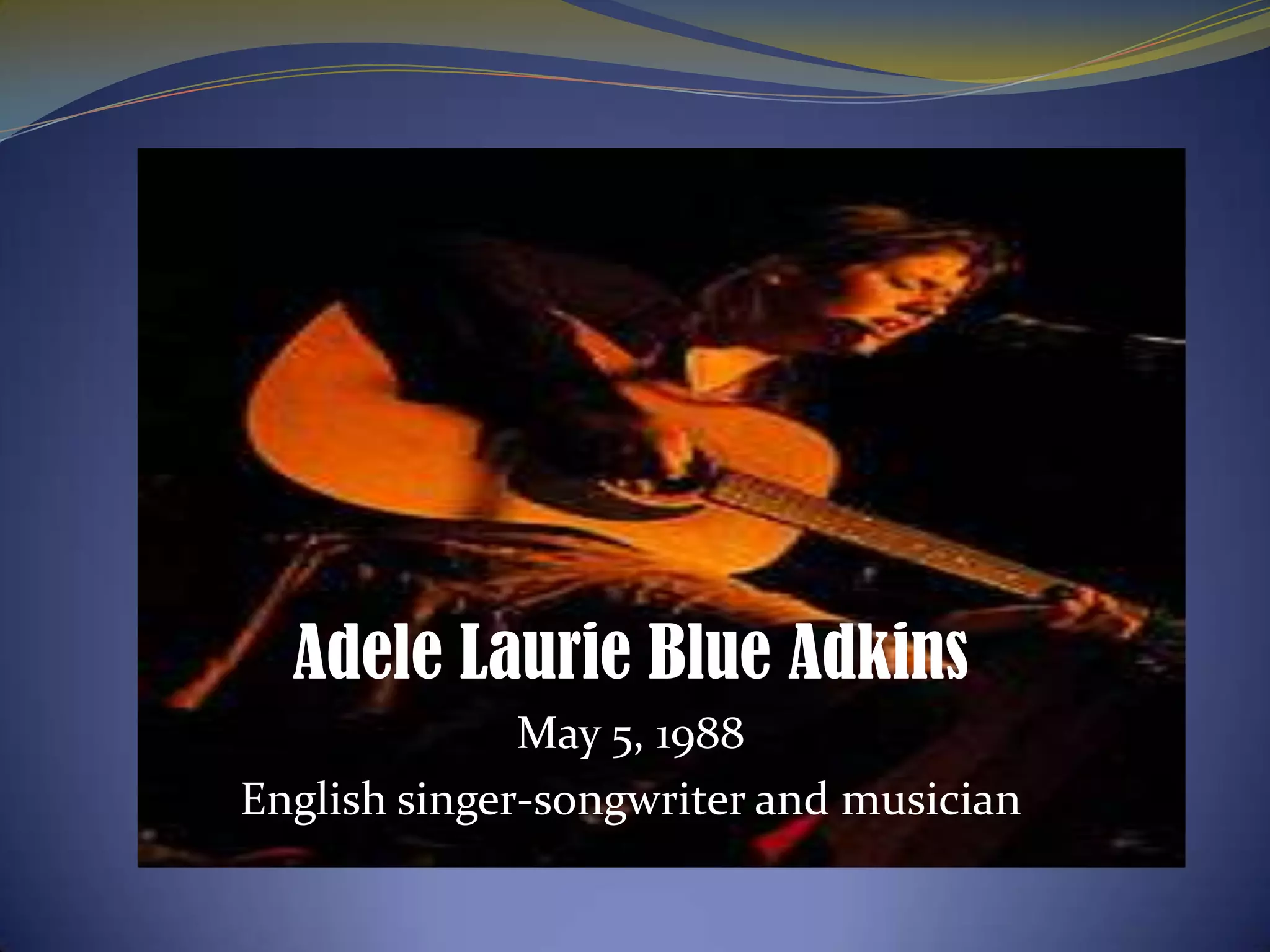 Adele laurie blue adkins | PPT