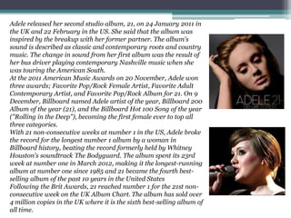 Adele through the years presentation | PPTX
