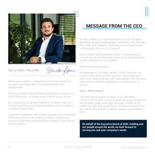 Adel holding english company profile presentation | PDF | Business ...