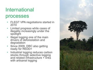 Engaging logging concessions in REDD+ | PPT