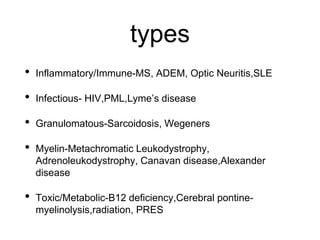 Acute Disseminated Encephalomyelitis | PPTX